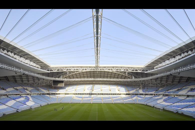 Zaha Hadid's World Cup stadium hosts first game | News | Building Design